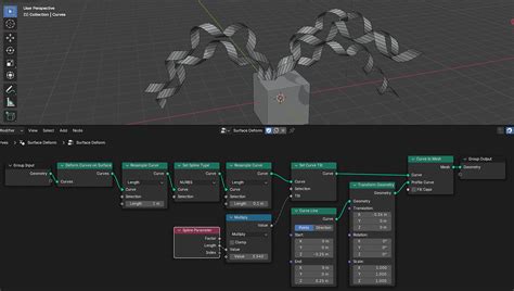 Extrude Mesh Along Curve With Geo Nodes Modeling Blender Artists