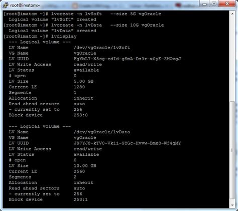 Im Atom Crear Volumenes Logicos En Linux Fdisk Pvcreate Vgcreate