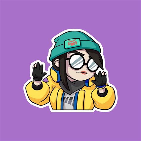 Killjoy Hold Up Valorant Spray Waterproof Sticker Etsy