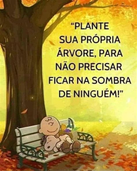 Cultive seu amor proprio Não aceite menos do que você merece Happy facebook Snoopy quotes
