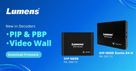 Lumens Keeps On Giving With A Slew Of New Features Added To Its 4k Decoders Lumens