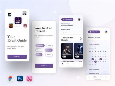 Event Mobile App By Mehadi Hasan Shaon 🔥 On Dribbble