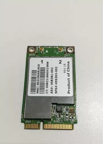 Placa Wifi (full) Broadcom Bcm94312mcg