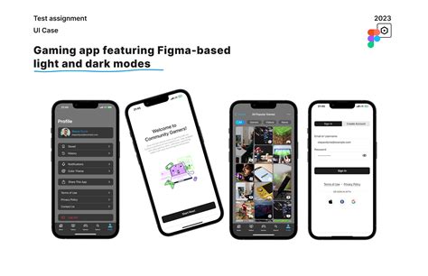 Gaming App Figma Variables Dark Mode On Behance