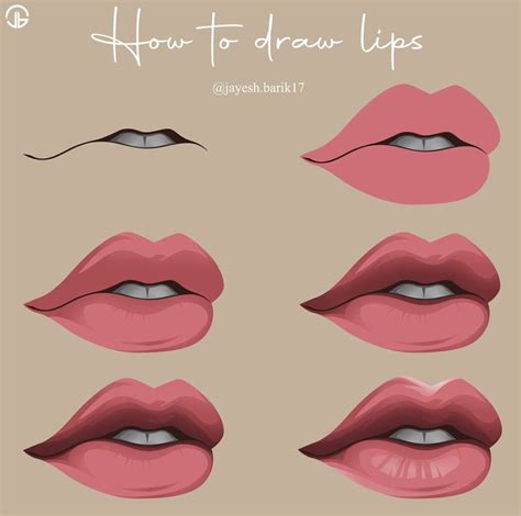 37 Best Step By Step Lip Drawing Tutorials To Follow Atinydreamer