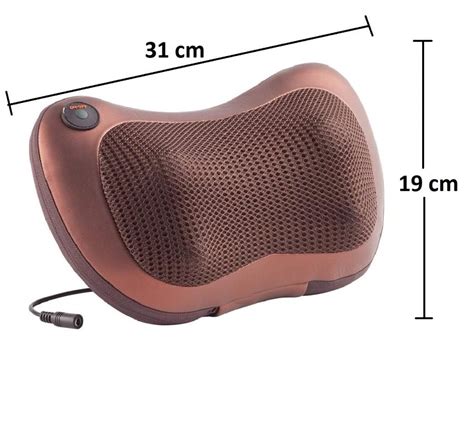 Electronic Massage Pillow Massager Cushion Car Lumbar Neck Back