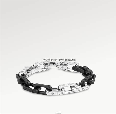 루이비통 모노그램 체인 팔찌 실버 블랙 M00686 Louis Vuitton 팔찌발찌 원래 명품은 필웨이feelway