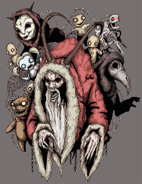 Krampus Drawing By Ludwig Van Bacon Pixels