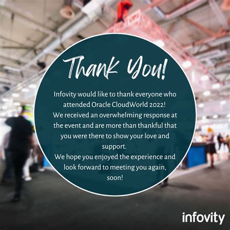 Infovity On Linkedin Infovity Oracle Oraclecloud Ocw22 Cloudworld Cloudworld2022 Events…