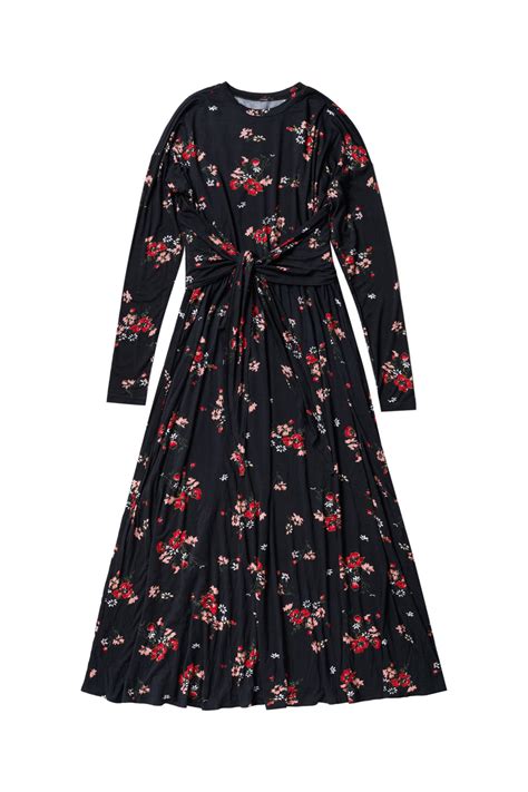 Gina Dress In Flower Print 8244 Final Sale Zaikamoya