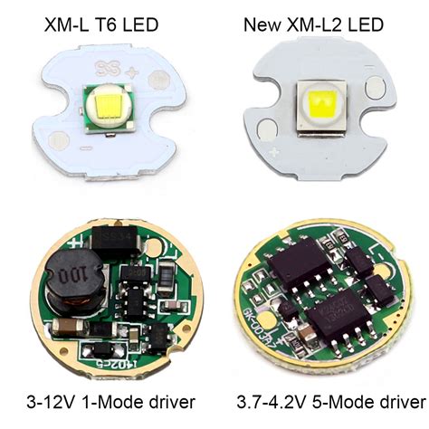 16mm Cree Xml T6 Xm L2 Led Emitter Chip Diode 17mm 3 12v 1 Mode 37