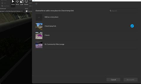 Publish To Roblox As Not Overwriting Platform Usage Support Developer Forum Roblox