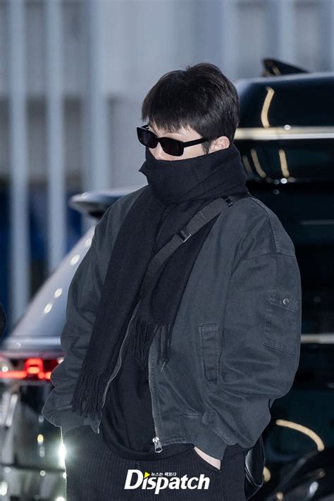 [현장포토] 조용히 갈게요…우지 묵묵부답 출국 디스패치 뉴스는 팩트다