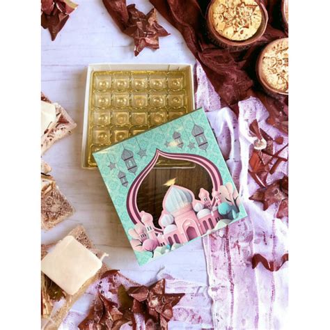 Jual Box Mika Sekat 25 Lebaran Kotak Coklat Idul Fitri Dus Hempers