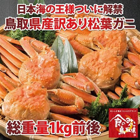 ご予約 松葉ガニ訳あり茹で 総重量1kg前後2〜4枚 1落ち程度 日本海市場 通販 Yahooショッピング