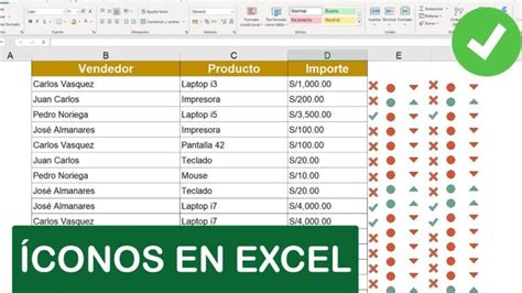 Cómo utilizar iconos en las reglas de formato condicional en Excel
