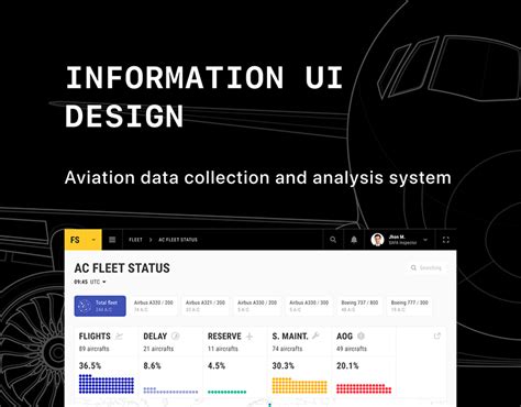 Information Ui Design For Aviation Data Analysis System 9 Images