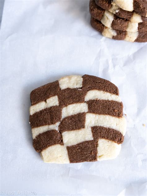 Checkerboard Icebox Cookies Gluten Free Eggless Just As Tasty