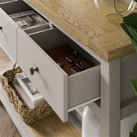 Olney Console Table Stone Dunelm