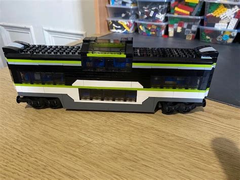 Lego City Passenger Train 60337 Moc Double Deck Observation Car 80 1