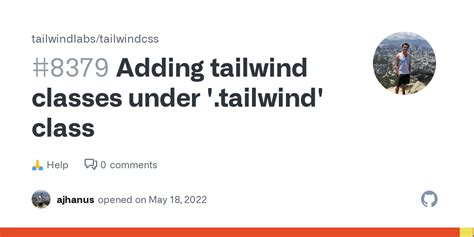 Adding Tailwind Classes Under Tailwind Class · Tailwindlabs