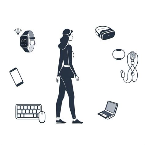 Woman Amidst Surrounding Hci Devices Stable Diffusion Online