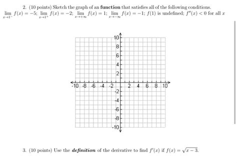 solved 2 10 points sketch the graph of an function that