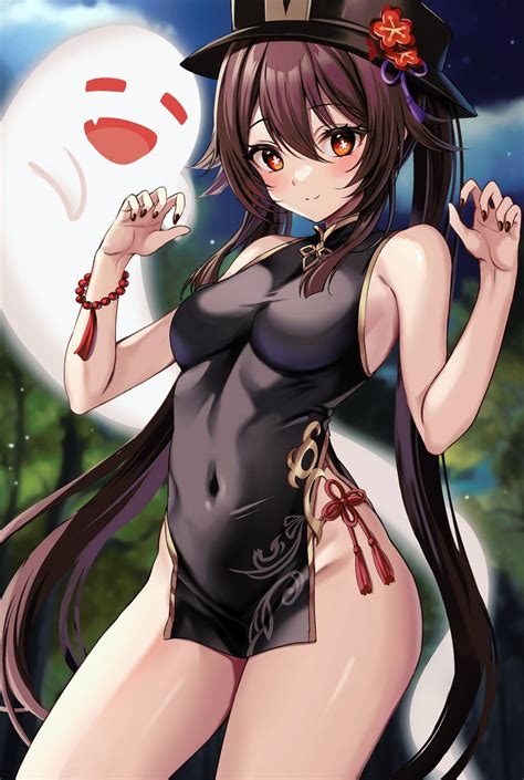 Hu Tao Chinese Outfit Scrolller