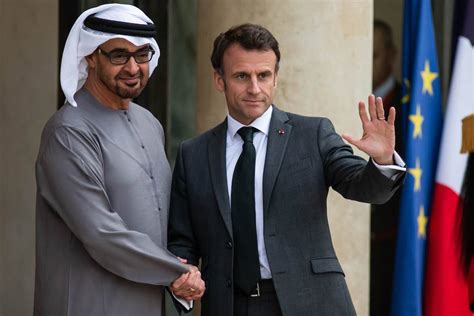 President Of Uae Mohamed Bin Zayed Al Nahyan In Paris Middle East Monitor