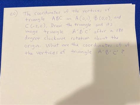 Solved The Coordinates Of The Vertices Of Triangle ABC Chegg