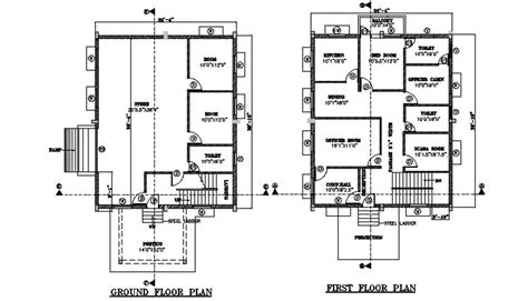 Autocad Floor Plan Of Office With Store Building Download The Autocad Dwg File Artofit