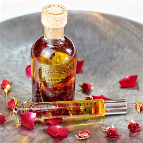 Delicate Romance Balancing Body And Massage Oil Lolas Apothecary