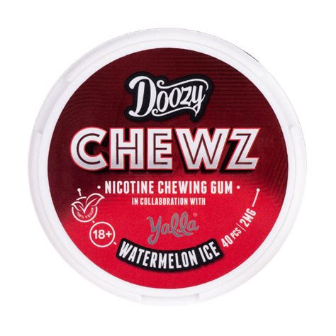 Doozy Chewz Watermelon Ice Chewing Gum Vape Superstore