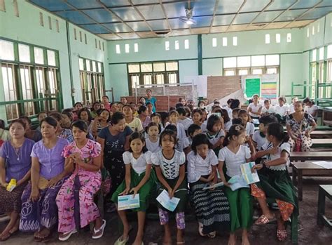 သံတွဲခရိုင်၊ငပလီမြို့၌ သားအိမ်ခေါင်းကင်ဆာရောဂါ ကာကွယ်ဆေး Hpv ထိုးန