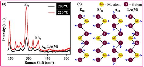A Raman Spectra Of Mos2 Nanoflowers Synthesized Via Hydrothermal