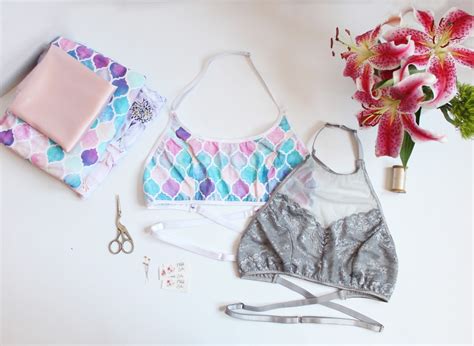 Amber Halter Bra Sewing Pattern With Wrap Strap Detailing Pdf Instant