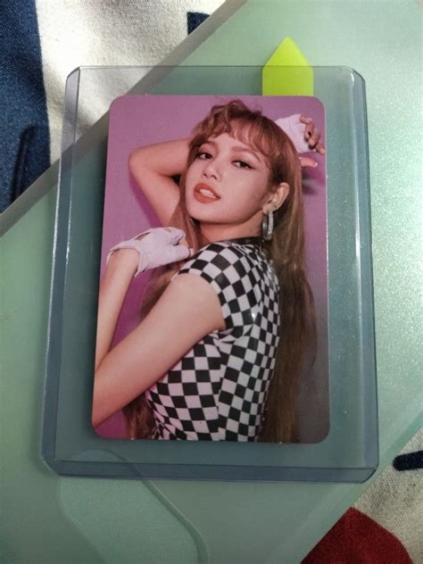 Blackpink Lisa Square Up Photocard Hobbies Toys Memorabilia