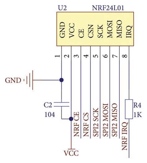 Hardware Schematic Diagram Of Nrf24l01 Wireless Module Download Scientific Diagram