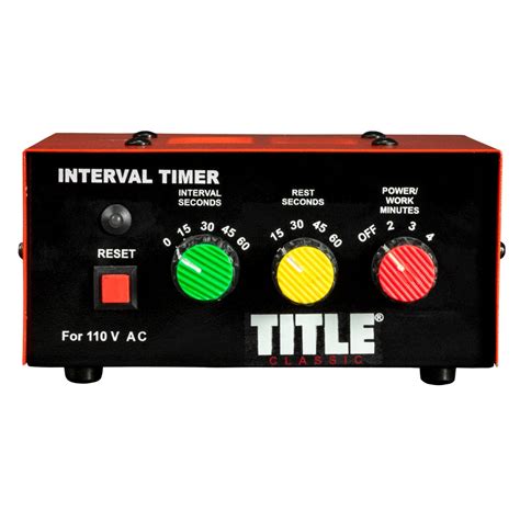 Title Classic Personal Interval Timer