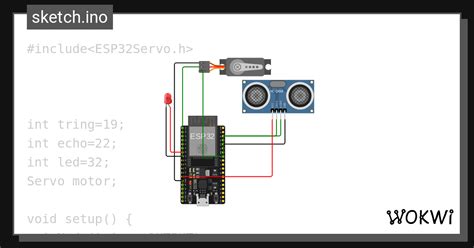 Sp32 Con Servomotor Wokwi ESP32 STM32 Arduino Simulator