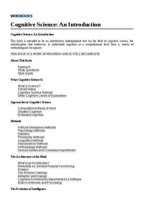 cgsc 1001 lecture cognitive science an introduction 1 oneclass