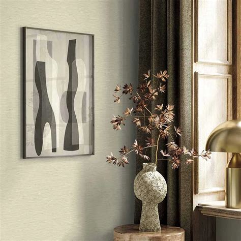 Panel Effect Plain By Seabrook Designs Taupe Wallpaper Wallpaper