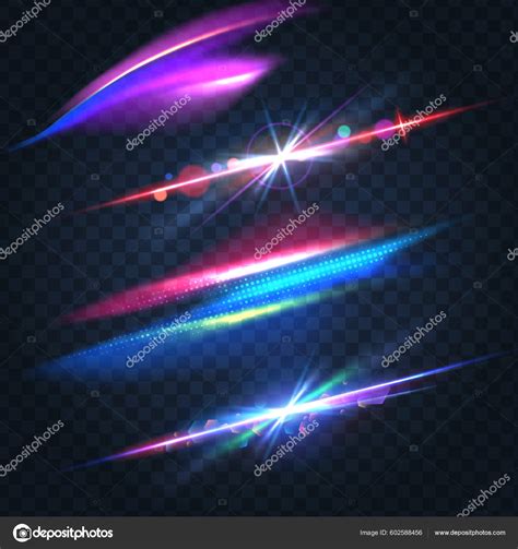 Glowing Light Effect Sparkling Design Element Collection Stock Vector By ©temynovian 602588456