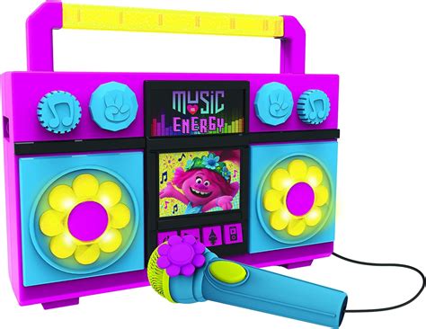 Trolls World Tour Sing Along Boombox With Microphone Built In Music