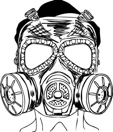 Gas Mask Drawing Ww2 At Raymond Mcfarland Blog