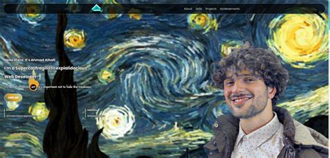 Ahmad Alhafi On Linkedin Protofolio Web Fronend Design Art Vangogh 19 Comments