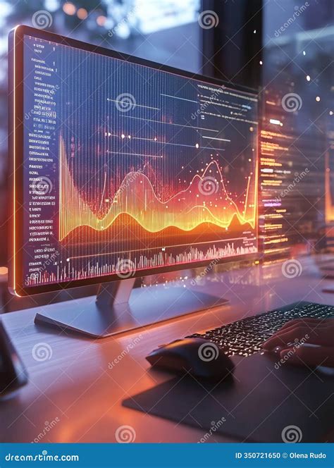 Programmer Developing Innovative Software With Complex Soundwave