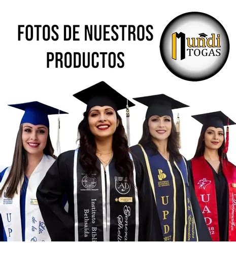 Toga Y Birrete Negros borla estola pzs Adulto Graduación en venta en Durango Durango por