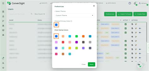 UI Customization ConverSight Documentation