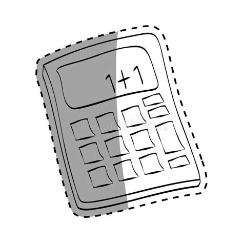 Isolated Calculator Draw Stock Illustration Illustration Of Investment